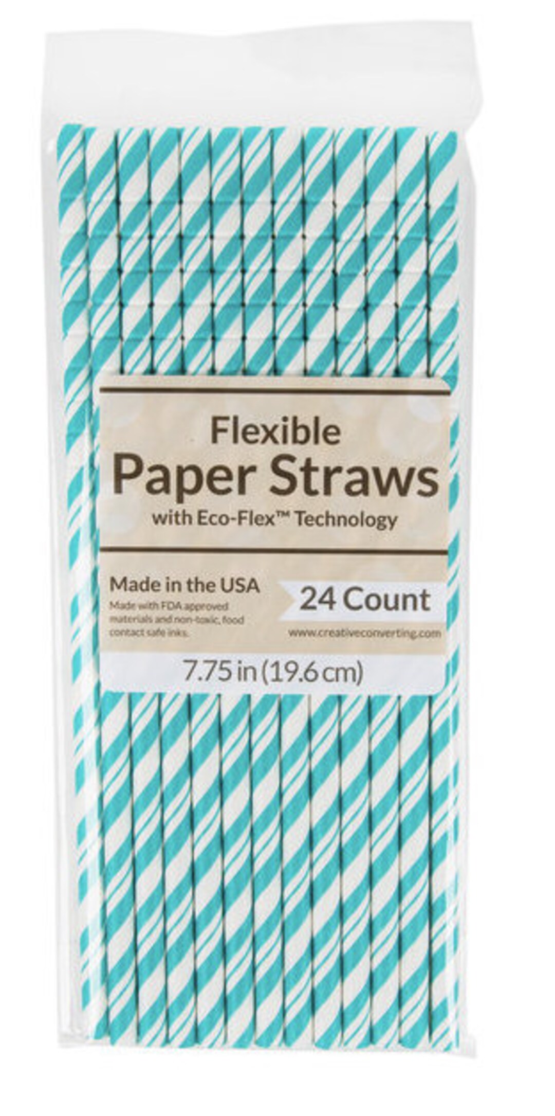 Teal Paper Straws That Are Flexible, Eco-friendly, and Great for Spring ...