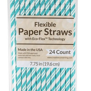 Colorful Paper Straws That Are Flexible, Eco-friendly, and Great for ...