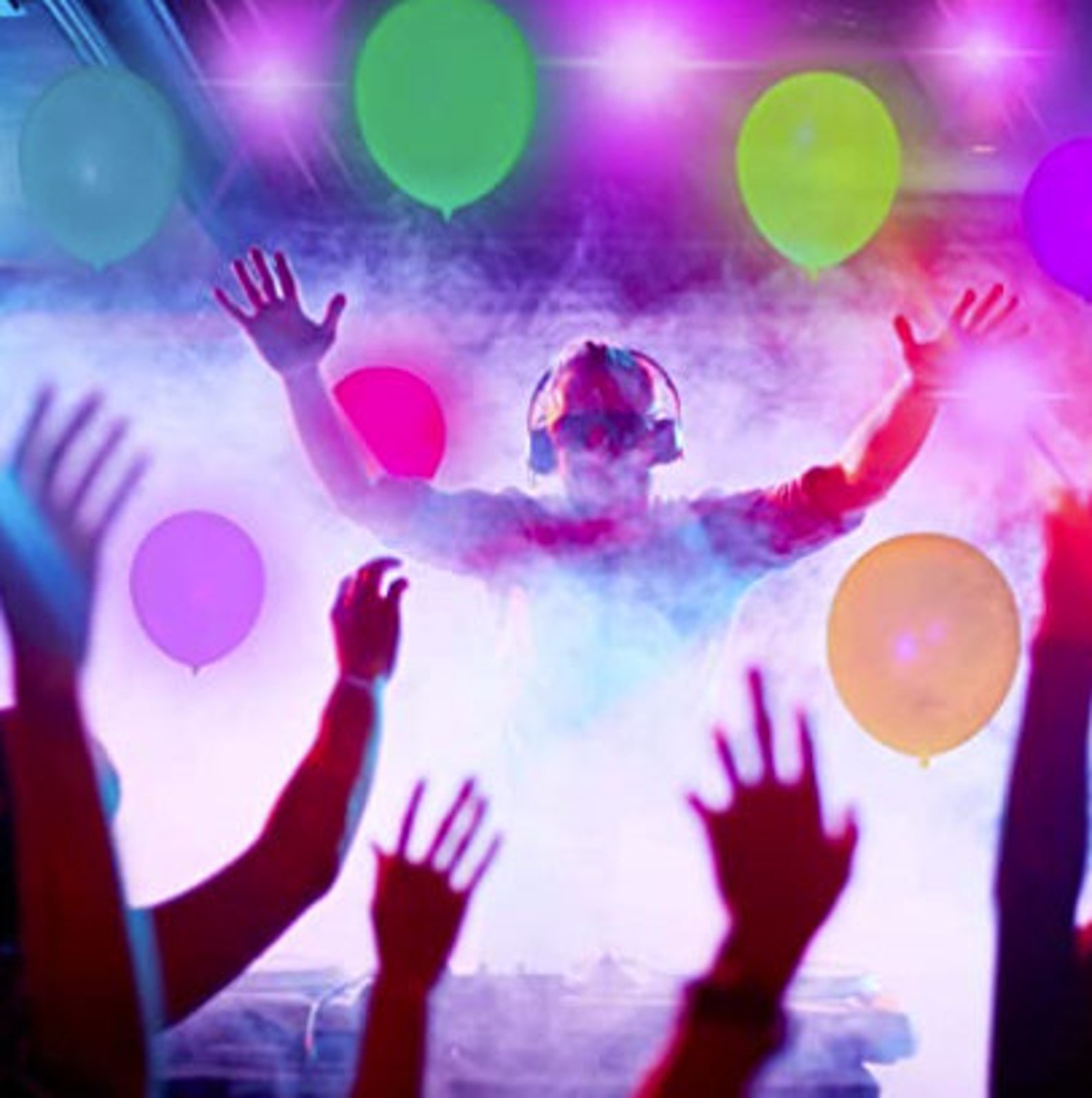 Colored UV Neon Balloons, Glow Balloons, Neon Party Decorations, Glow ...