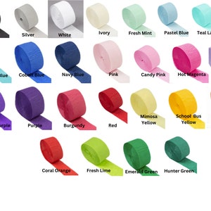 Colorful Crepe Paper Streamers That Are Great for Any Occasion, Gift ...