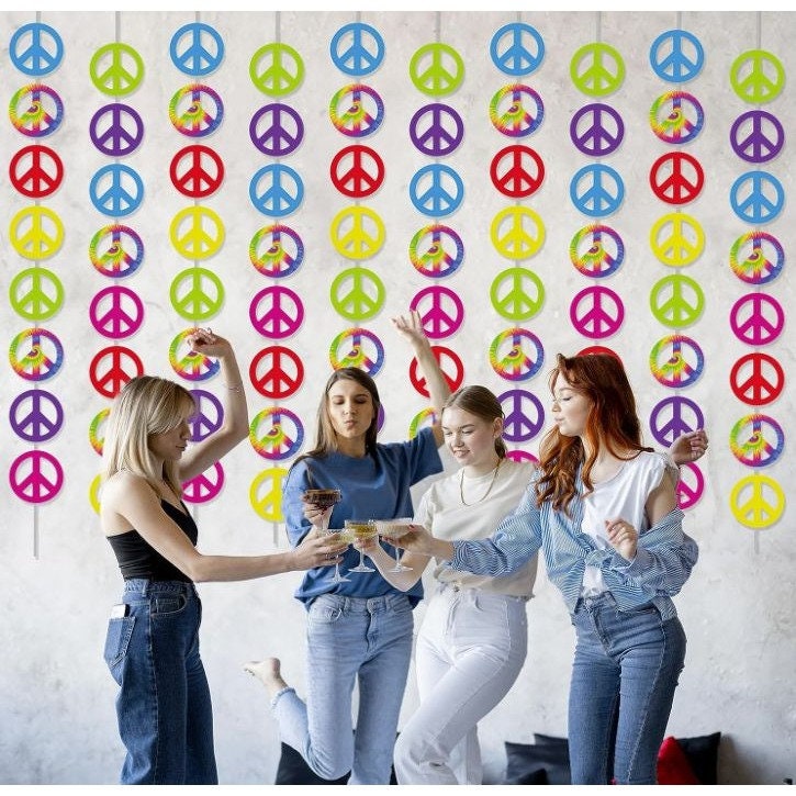 Groovy 60's Hippie Theme Party Banners and Decorations - Etsy