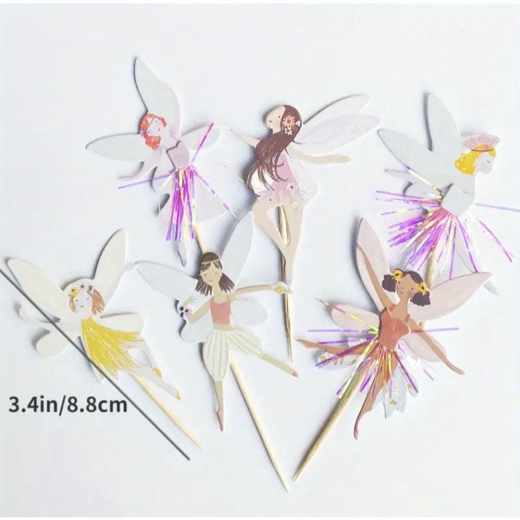 Whimsical Wind Flower Cute Fantasy Fairy Cake Topper for - Etsy