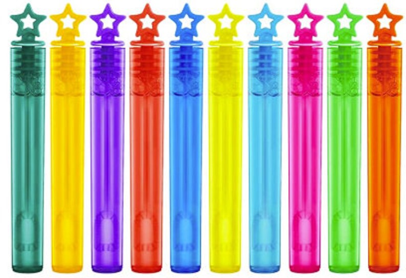 Mini Bubble Wands, Bulk Party Favor for Kids, Goodie Bags, Carnival ...