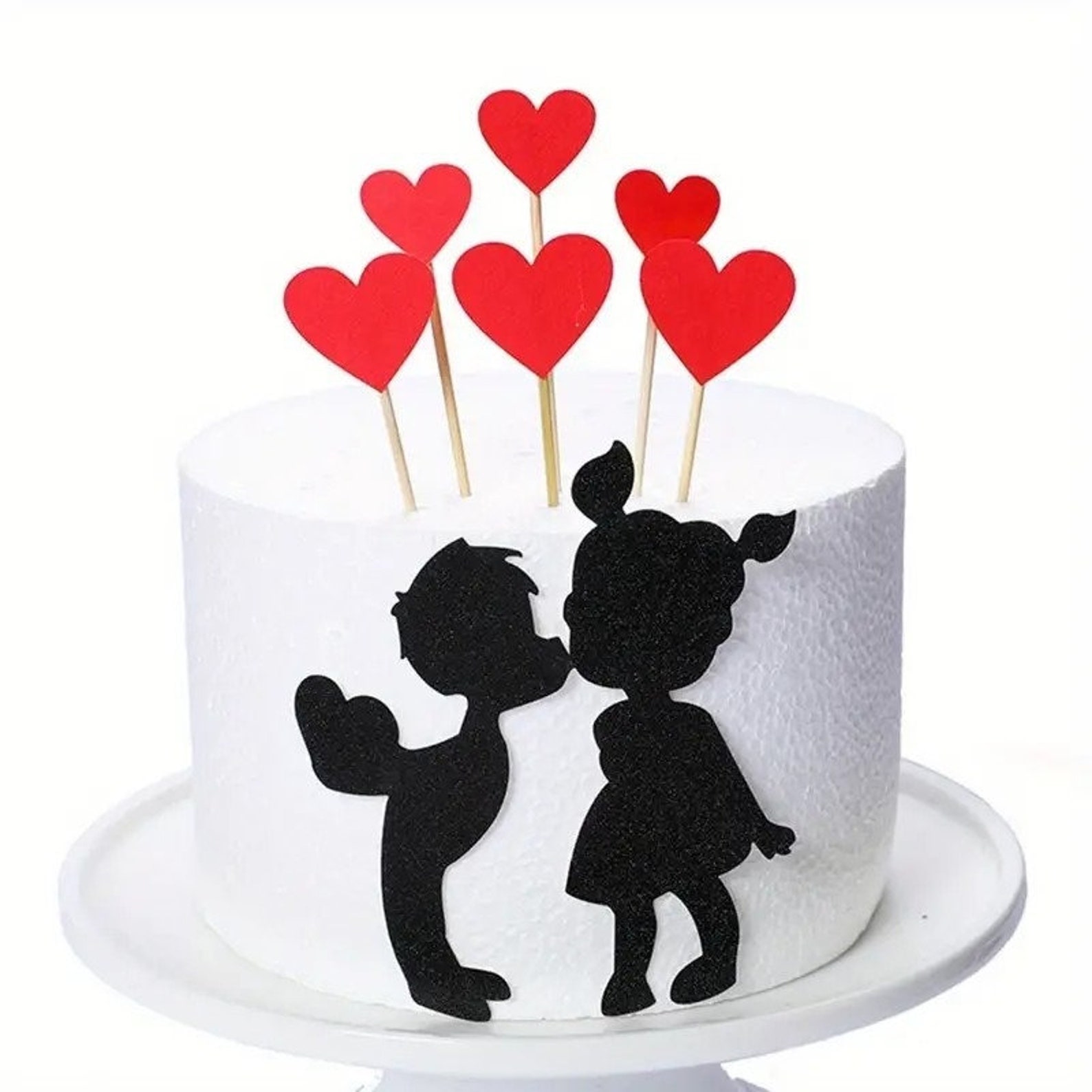 Sweet Heart Delight: Cake Topper for Love & Special Occasions - Etsy