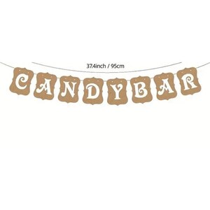 Make Your Next Party Memorable With This Candy Bar Banner Decoration ...