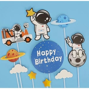 Astronaut Cake Toppers: Blast off Your Party Decor! - Etsy