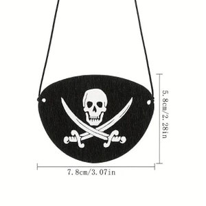 Arrr-mazing Pirate Eye Patches: Halloween Decor for Swashbuckling Fun ...