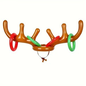 Festive Fun: Inflatable Antlers and Circles Set for Holiday Parties - Etsy