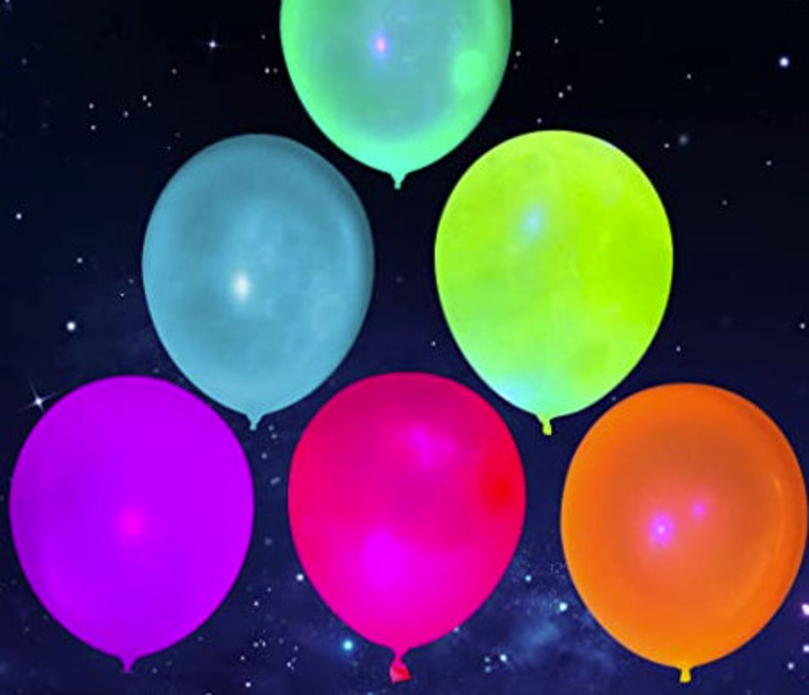 Colored UV Neon Balloons Glow Balloons Neon Party - Etsy