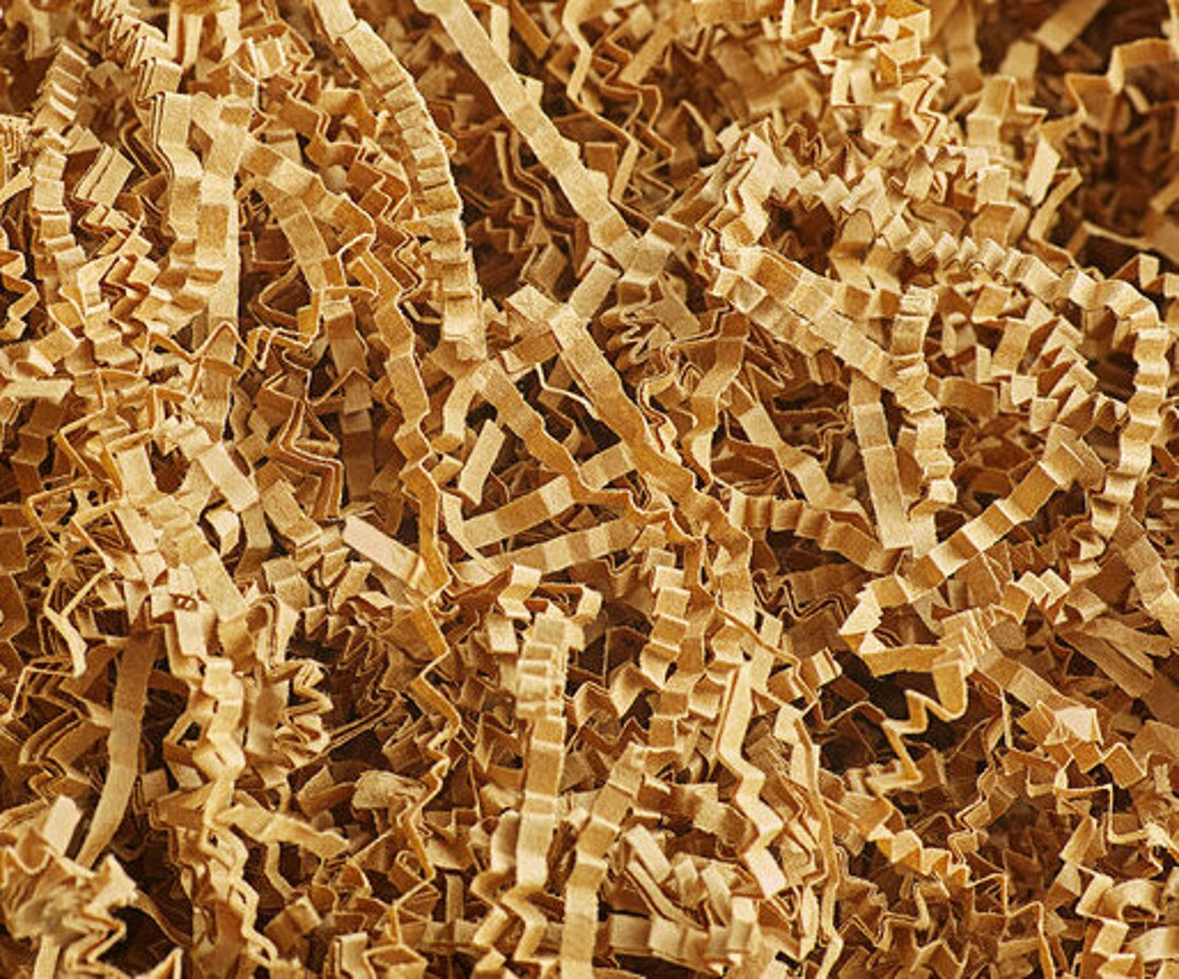 Brown Kraft Crinkle Paper, Void Filler, Shredded Paper, Gift Box Filler ...