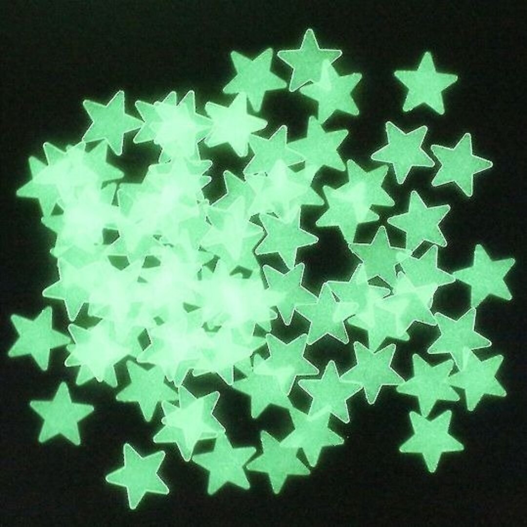 Glowing Star Stickers: 100pcs for Bedroom & Living Room Decor - Etsy