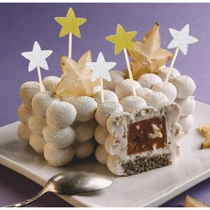 Gold & Silver Star Cupcake Toppers: Twinkle for Parties - Etsy