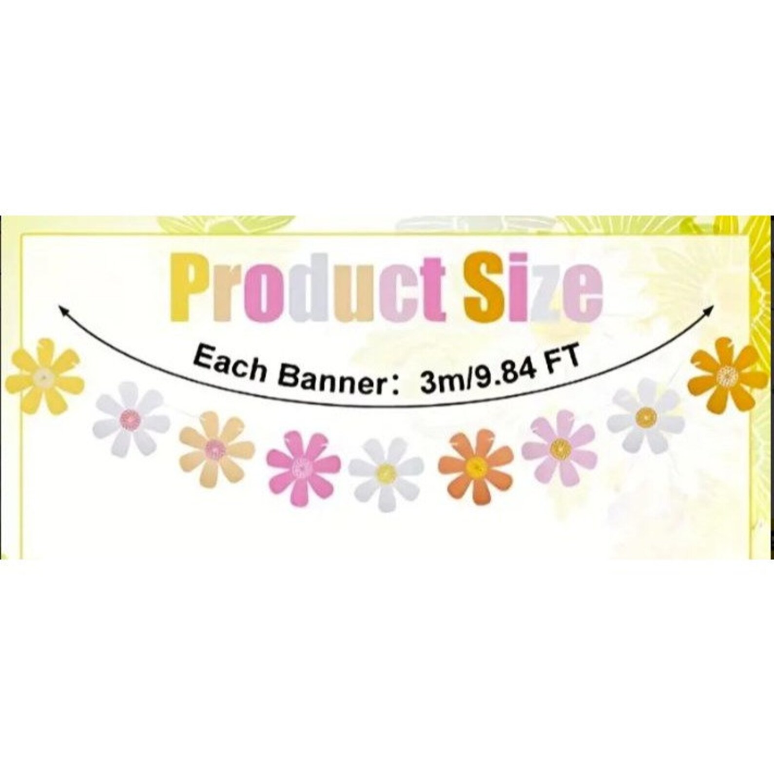 Daisy Hipster Hanging Banner- Our Garland Hippie Party Banner is Great ...