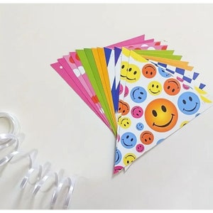 Pennant Birthday Banner: Colorful Children's Party Decor - Etsy