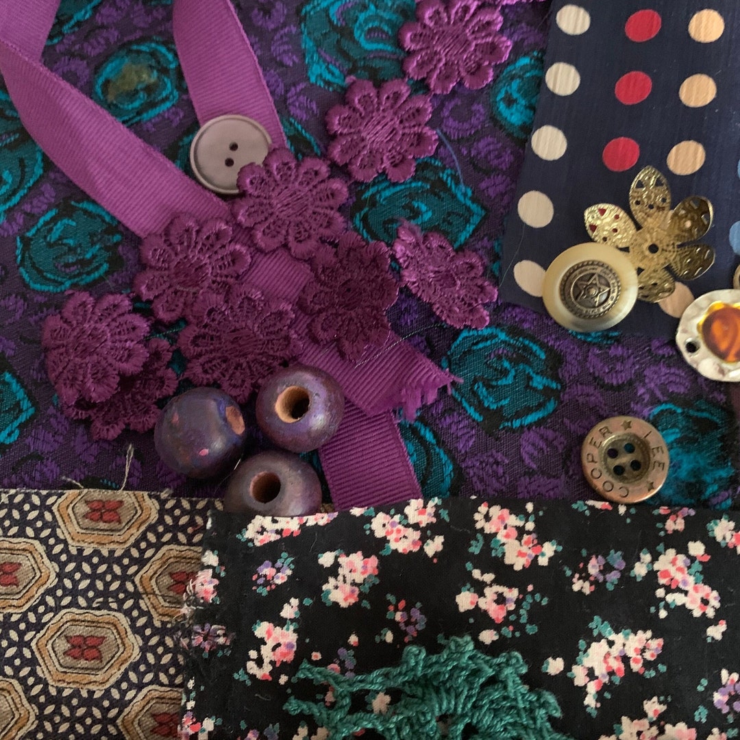 Gothic and Steampunk Inspired Dark Delights Slow Stitching Kit, Scrap ...