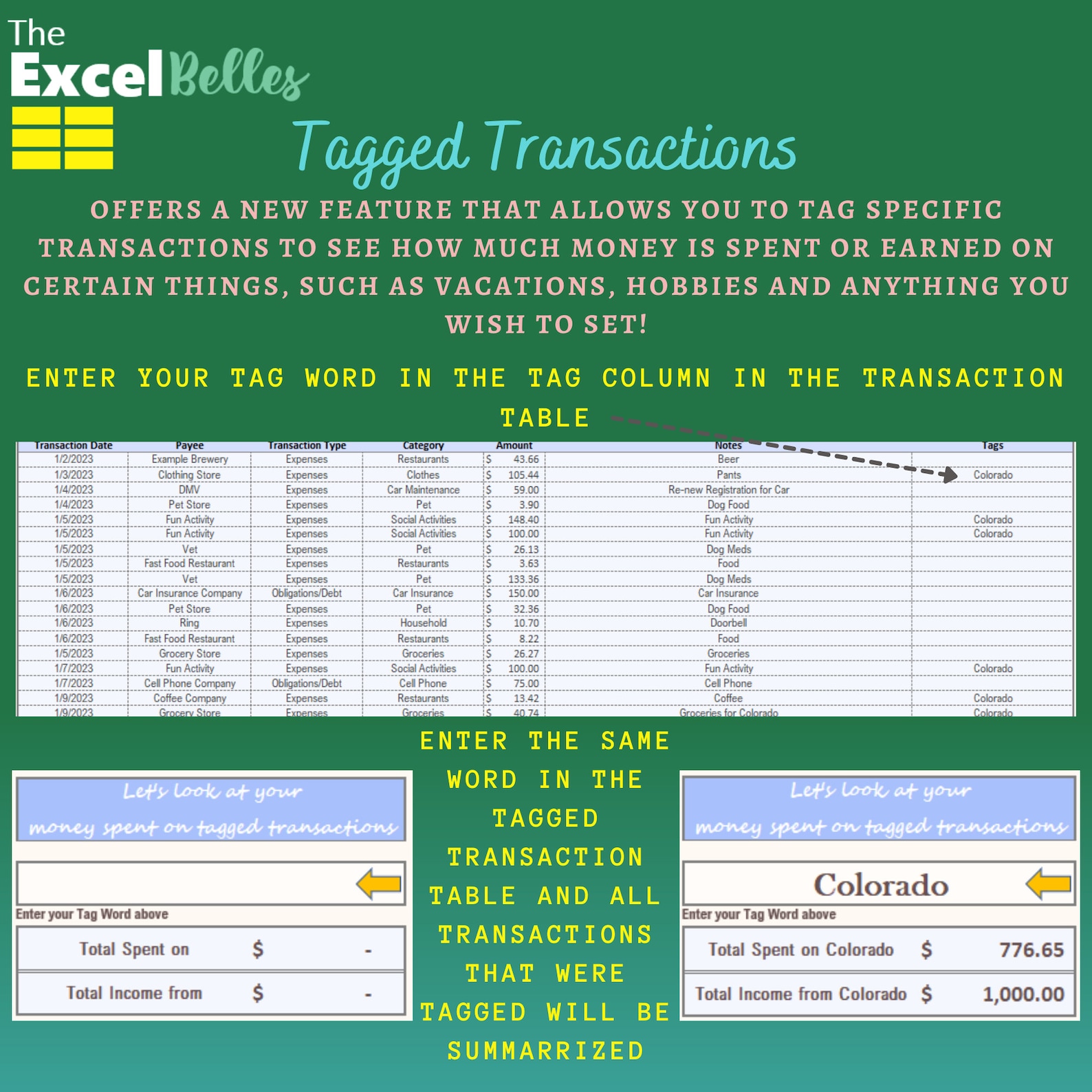 BLUE Basic Monthly Spreadsheet - Etsy