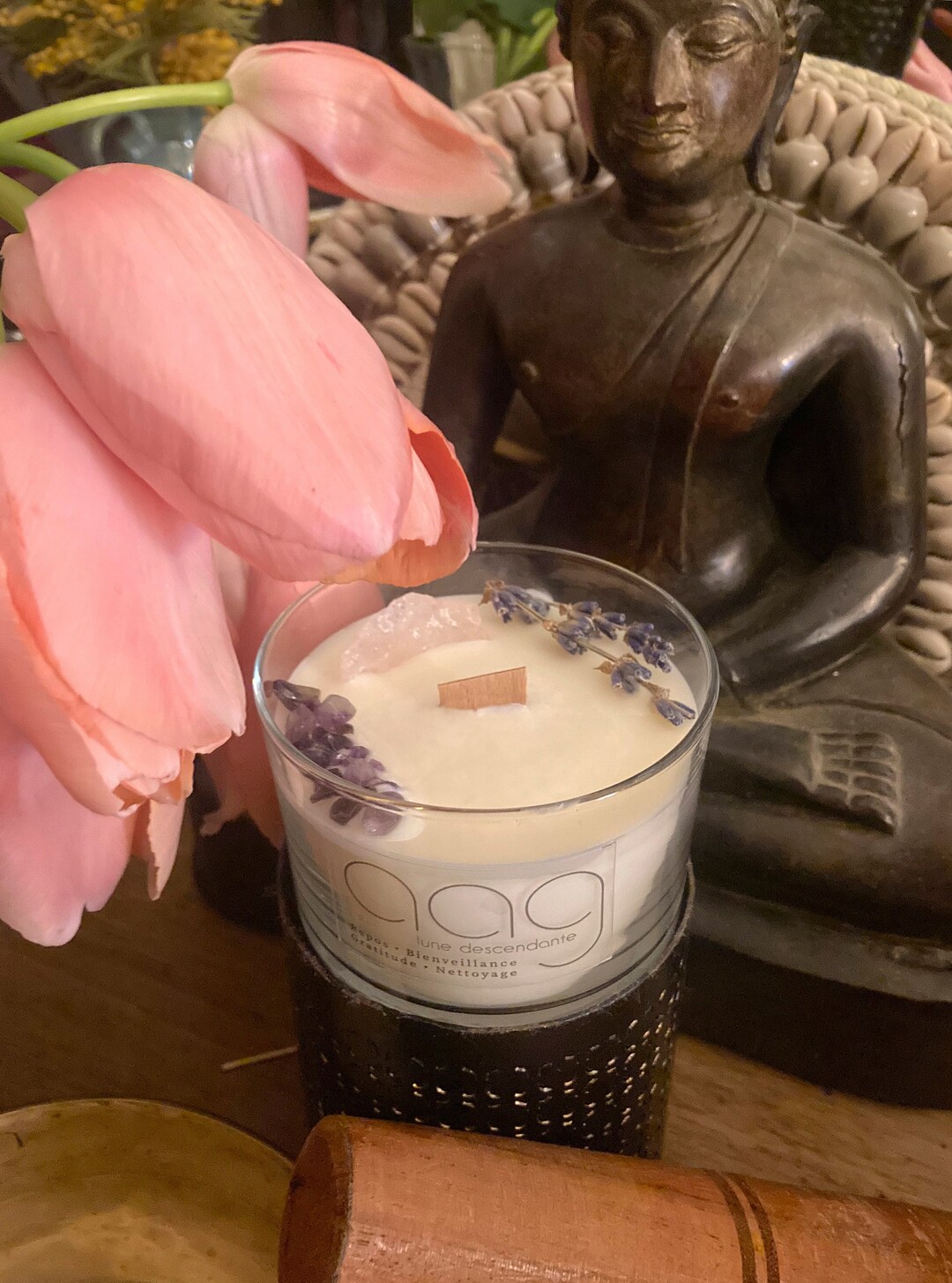 Handmade Scented Candle to Meditate on the Descending Moon - Etsy
