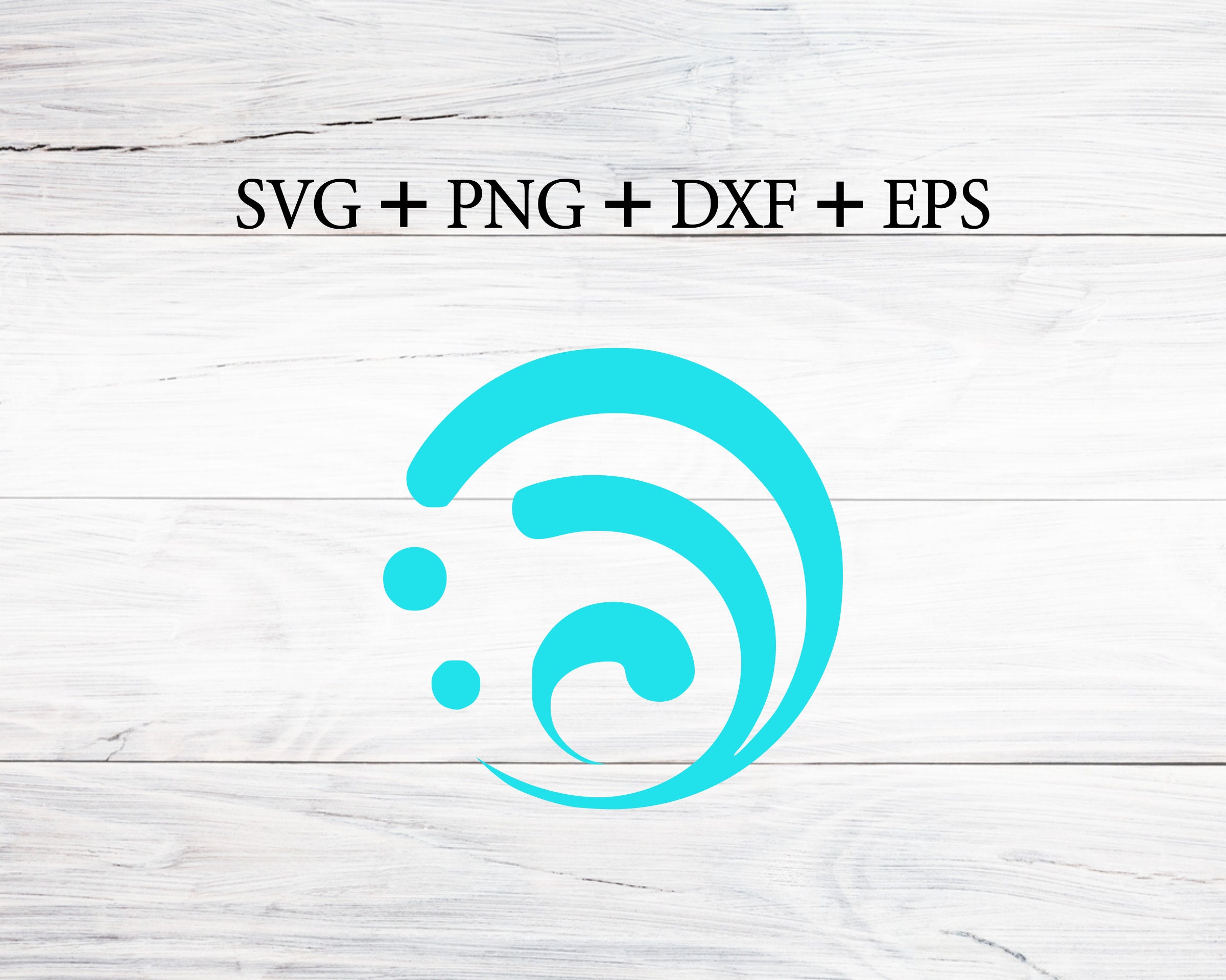 Genshin Impact Vision HYDRO Symbol Element - Etsy