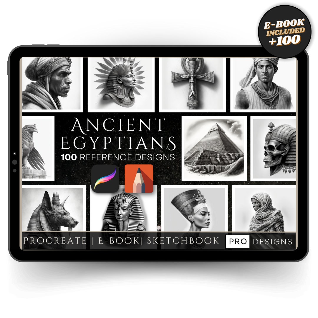 Unlock the Wonders of Ancient Egypt With Procreate: Ancient Egyptian ...