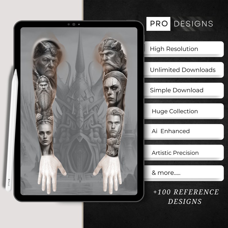 Epic Tales Unleashed: the Saga of the Gods Norse Mythology Procreate ...