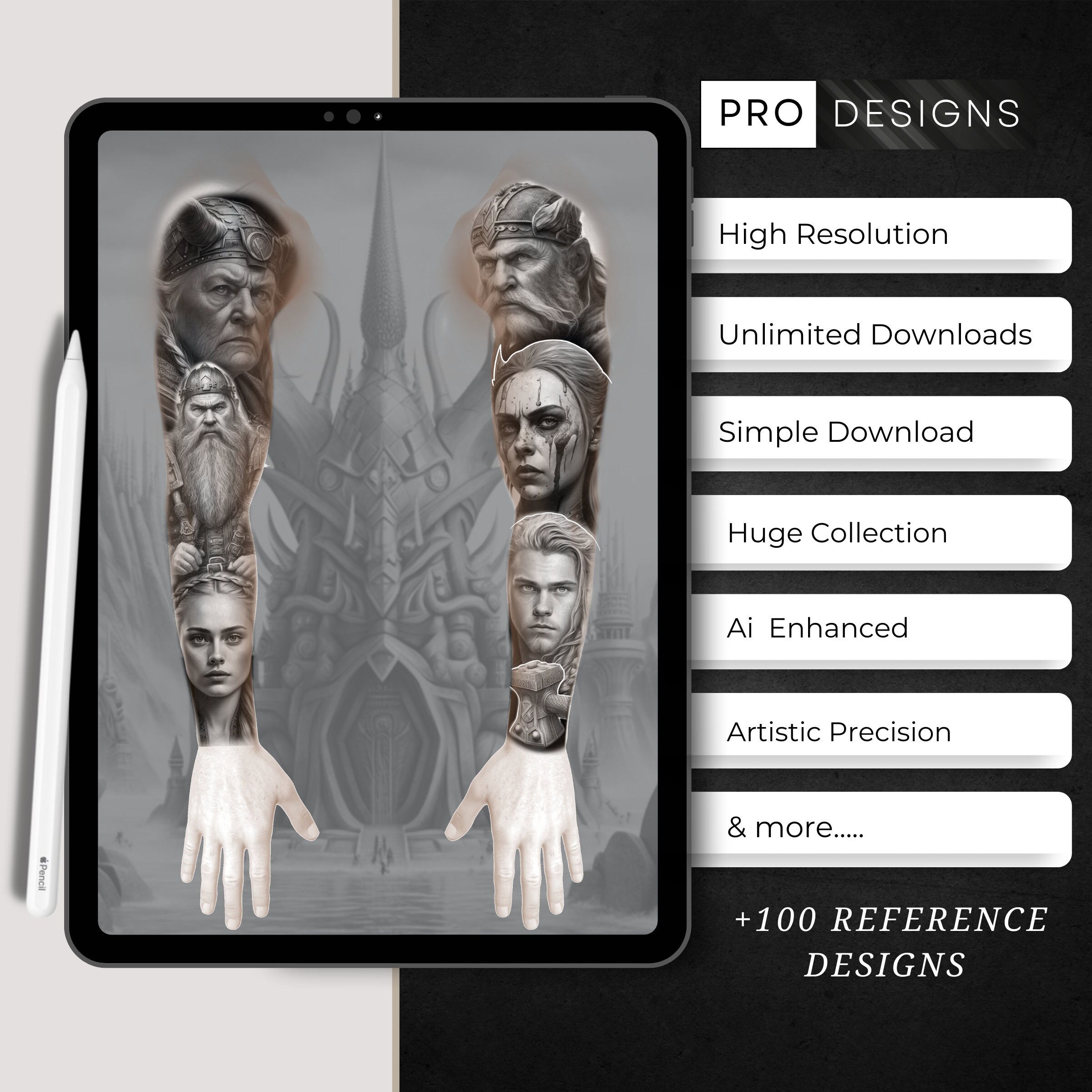 Epic Tales Unleashed: the Saga of the Gods Norse Mythology Procreate ...