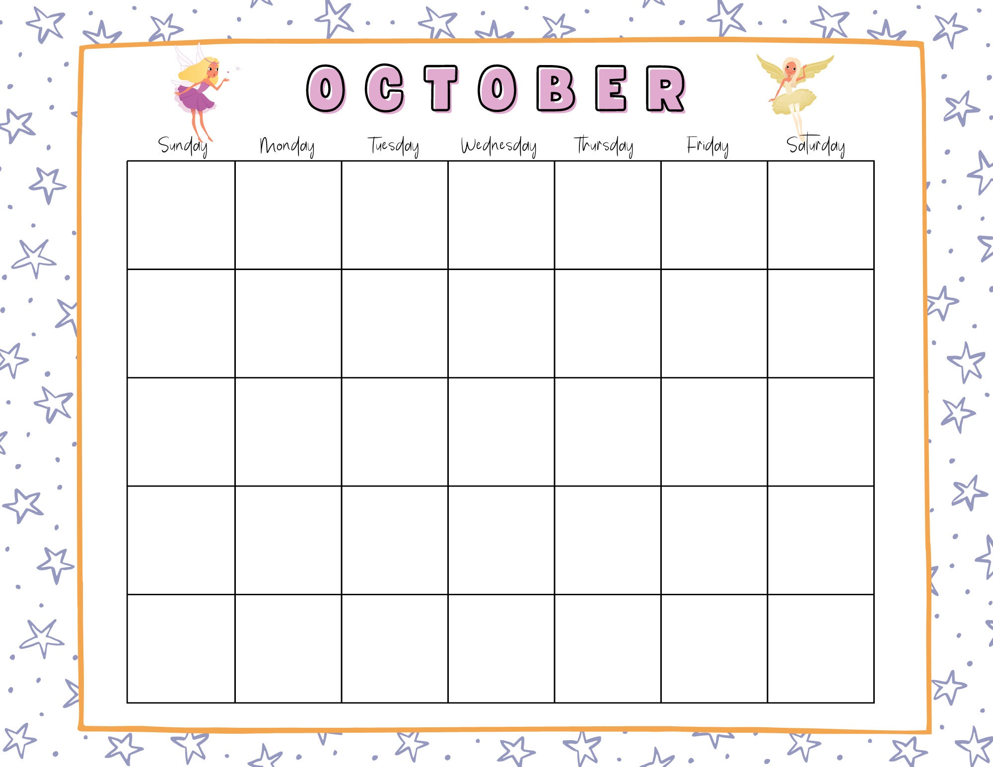 Paci Fairy Letter and Calendar - Etsy Australia