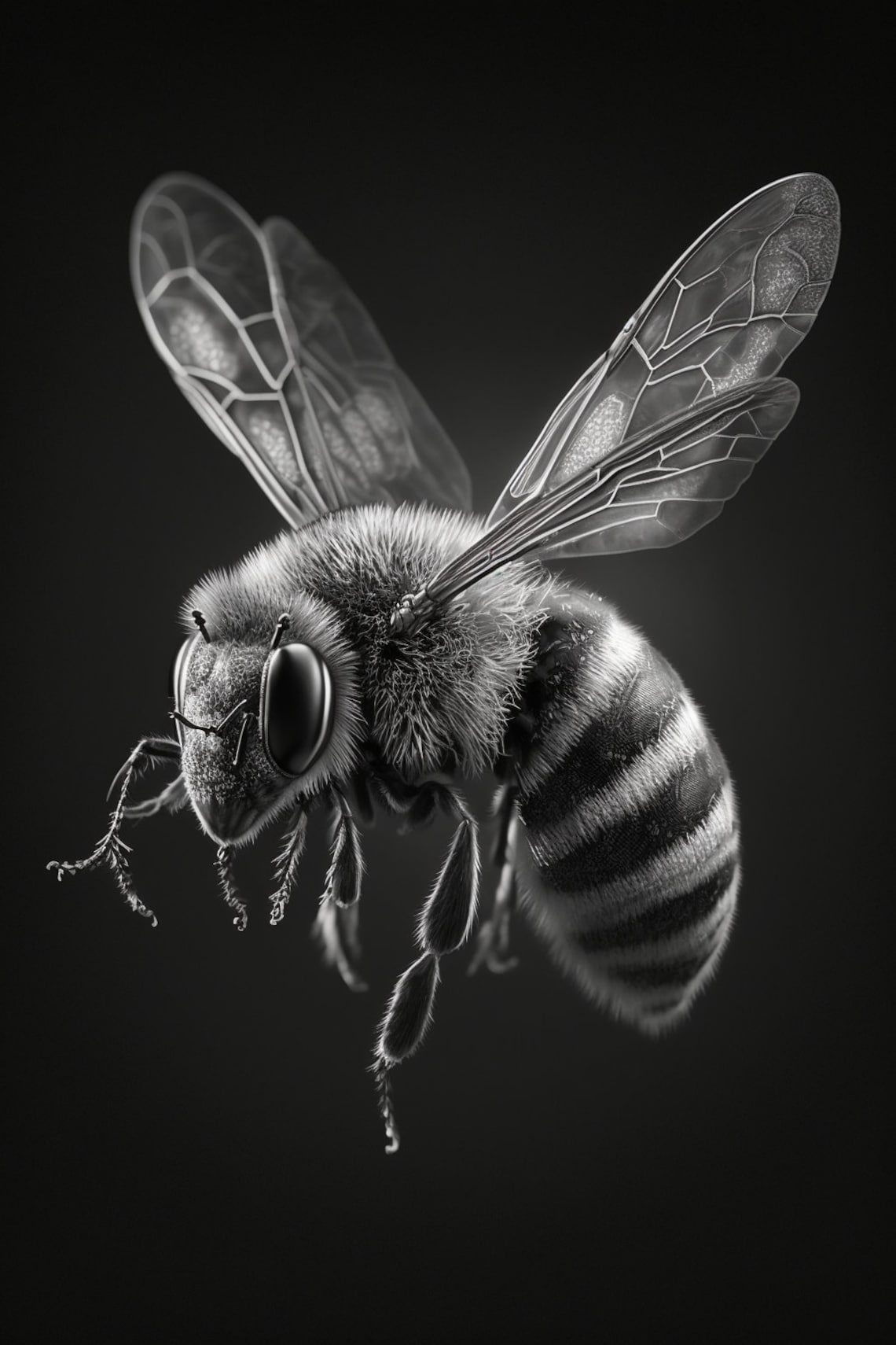 Honey Bee PRINTABLE Art, Wall Art, Bee, Bee Decor, Art, Black & White ...