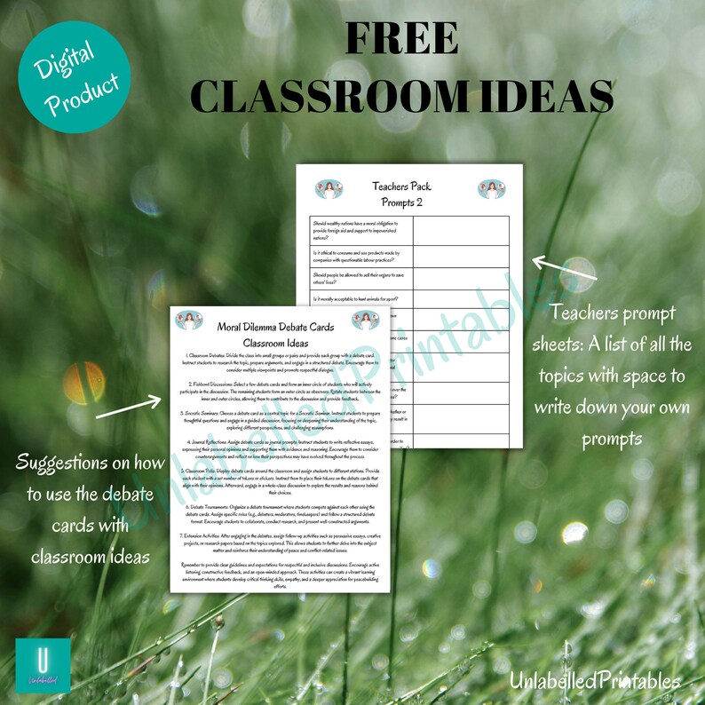 Moral Dilemma Debate Cards - Printable - Etsy