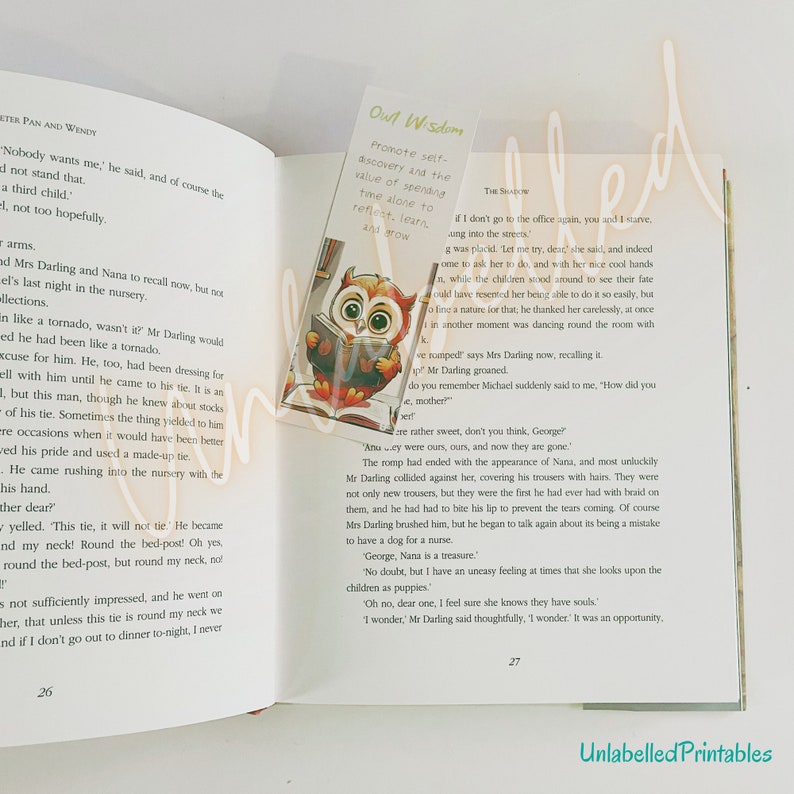 Cute Owl Bookmarks - Printable - Etsy