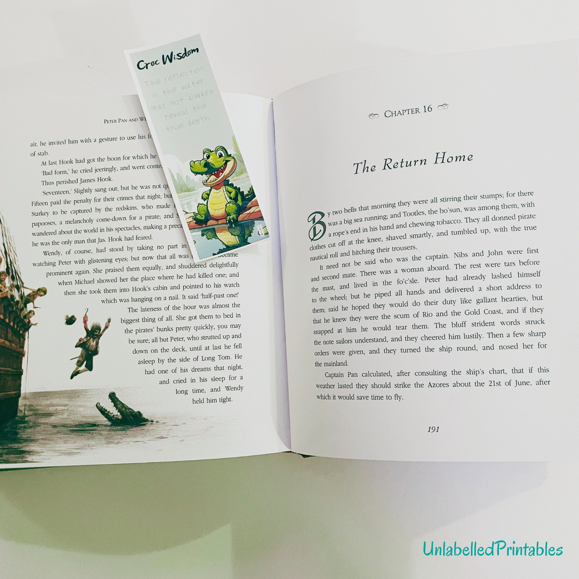 Cute Crocodile Bookmarks - Printable - Etsy