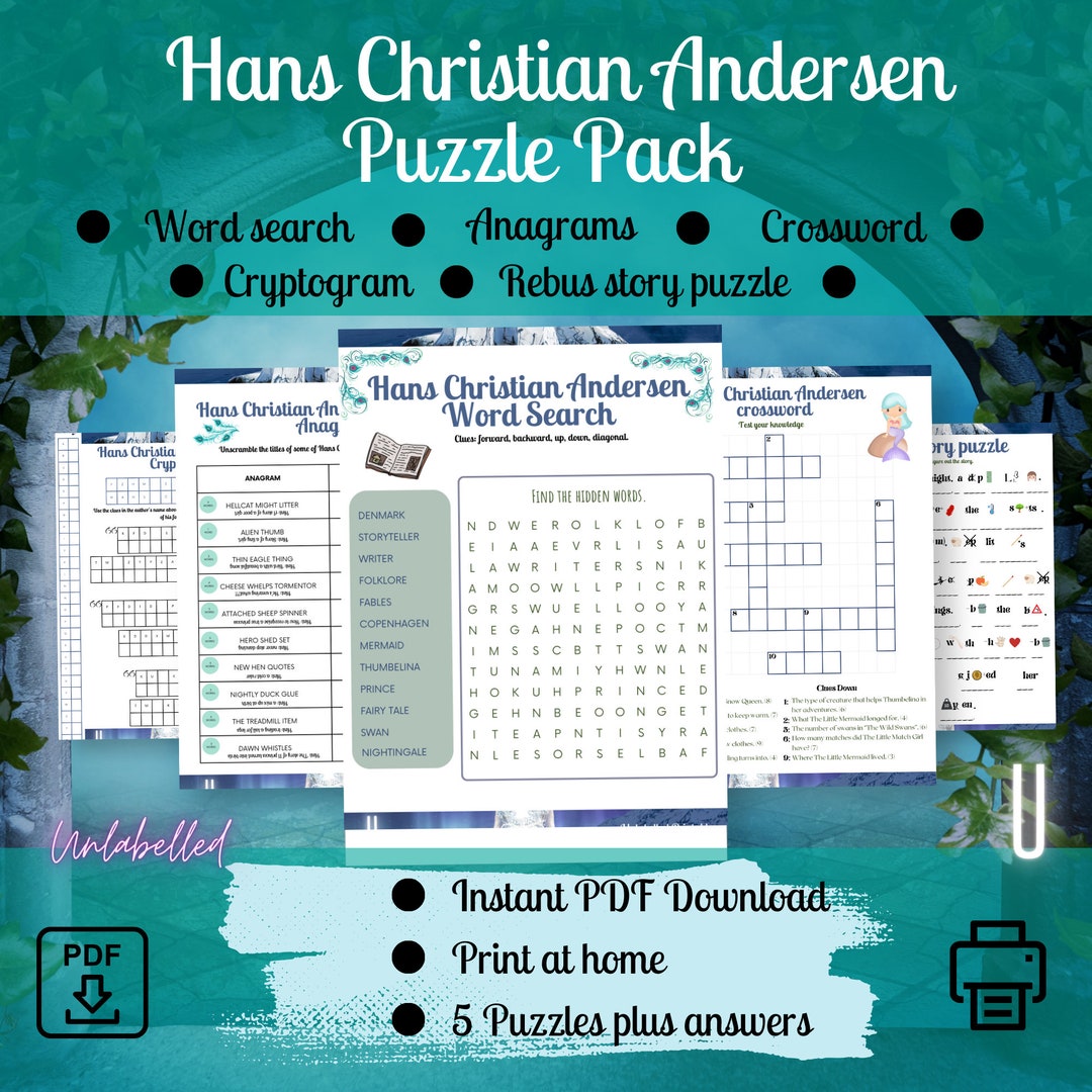Hans Christian Andersen Themed Puzzles for All Ages - Etsy