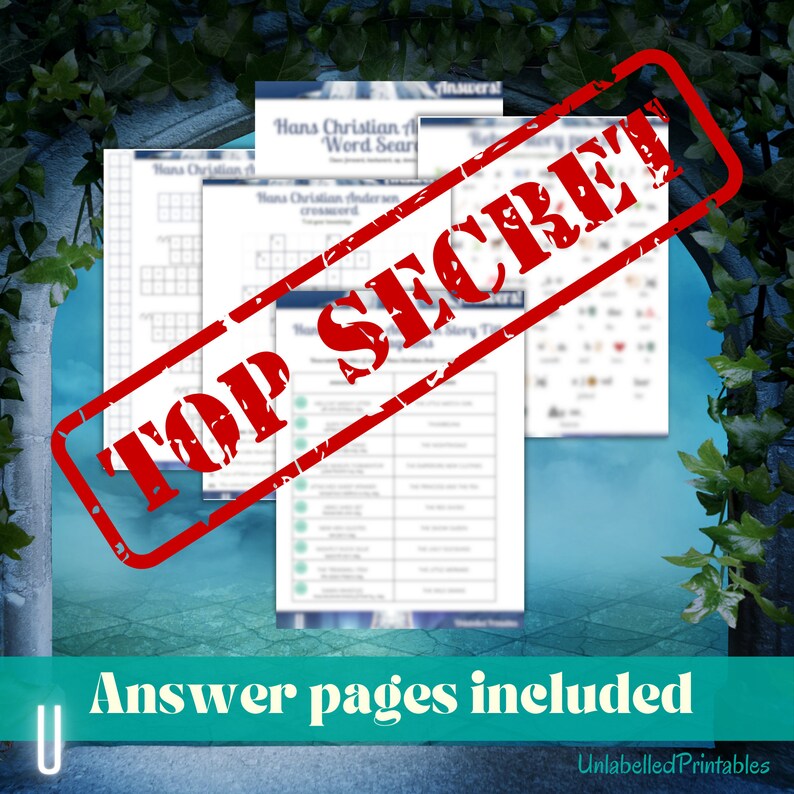 Hans Christian Andersen Themed Puzzles for All Ages - Etsy