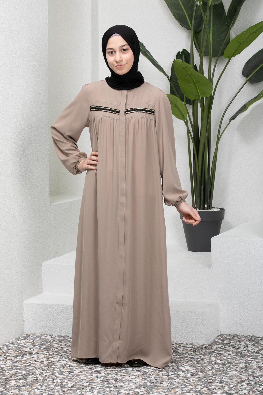 Kids Abaya, Girls Muslim Dress, Children Abaya Eid Clothes for Girls ...