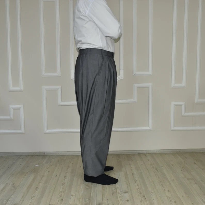 7 Pleated Shalwar Trousers for Muslim Man | Classic Harem Pant for Men ...