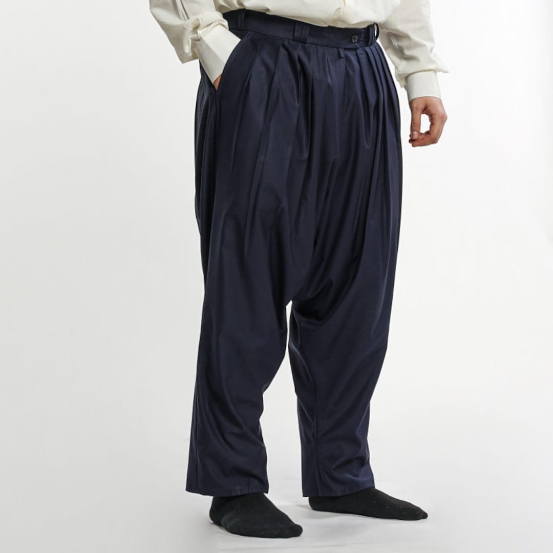 5 Pleated Shalwar Trousers for Muslim Man | Classic Harem Pant for Men ...