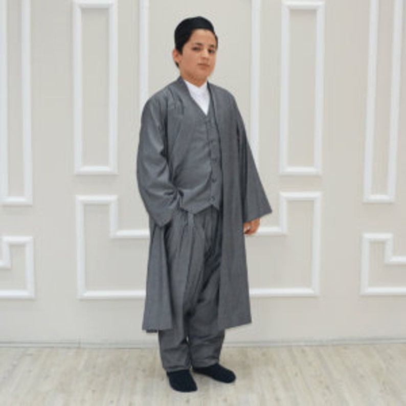 Jubba Vest and Shalwar Set for Muslim Boys Islamic Clothing - Etsy