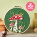 Autumn Toadstool Embroidery Pattern With Snail (digital Download) - Etsy