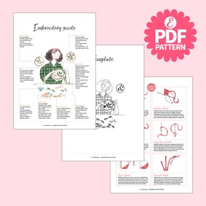 Mindful Embroidery Portrait Hoop, Love Embroidery, Digital Hand ...