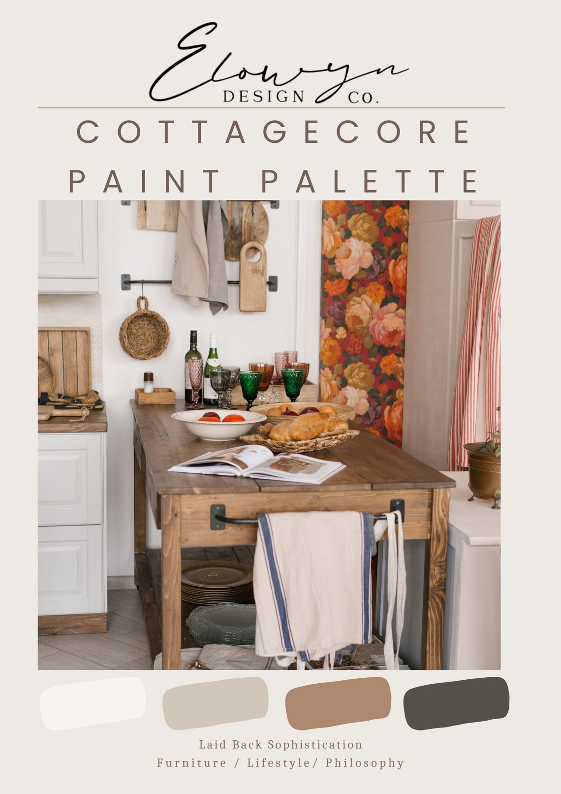 Sherwin Williams Whole House Paint Palette - COTTAGE CORE Digital PDF ...