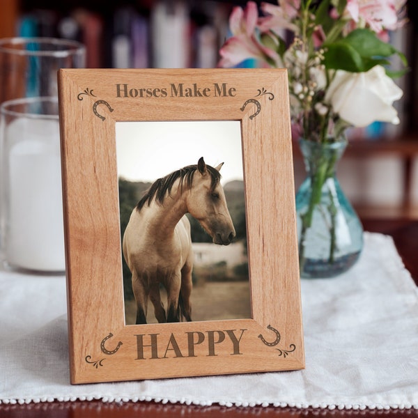 Horse Picture in Frame - Etsy