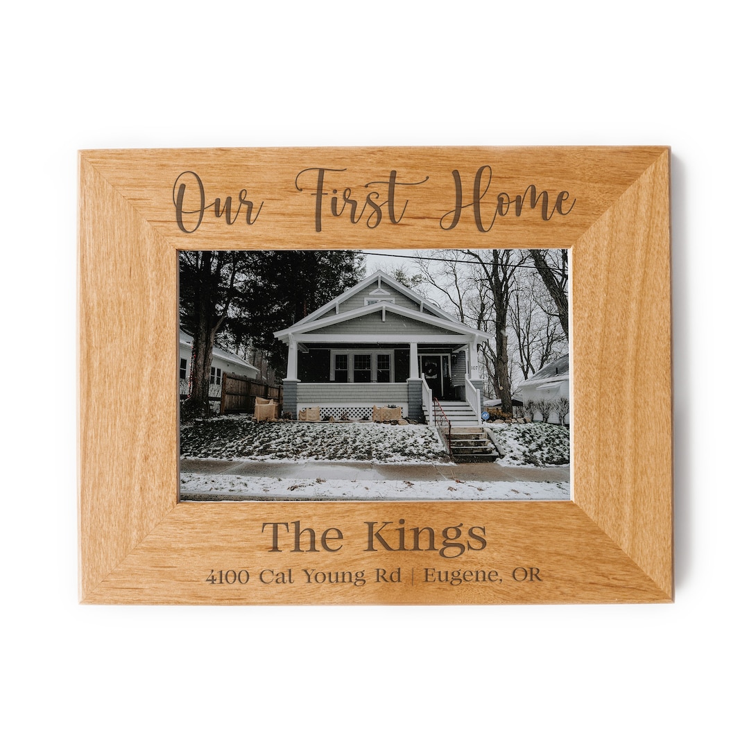 Our First Home Picture Frame 4X6 Picture Frame, Housewarming Gift, New ...