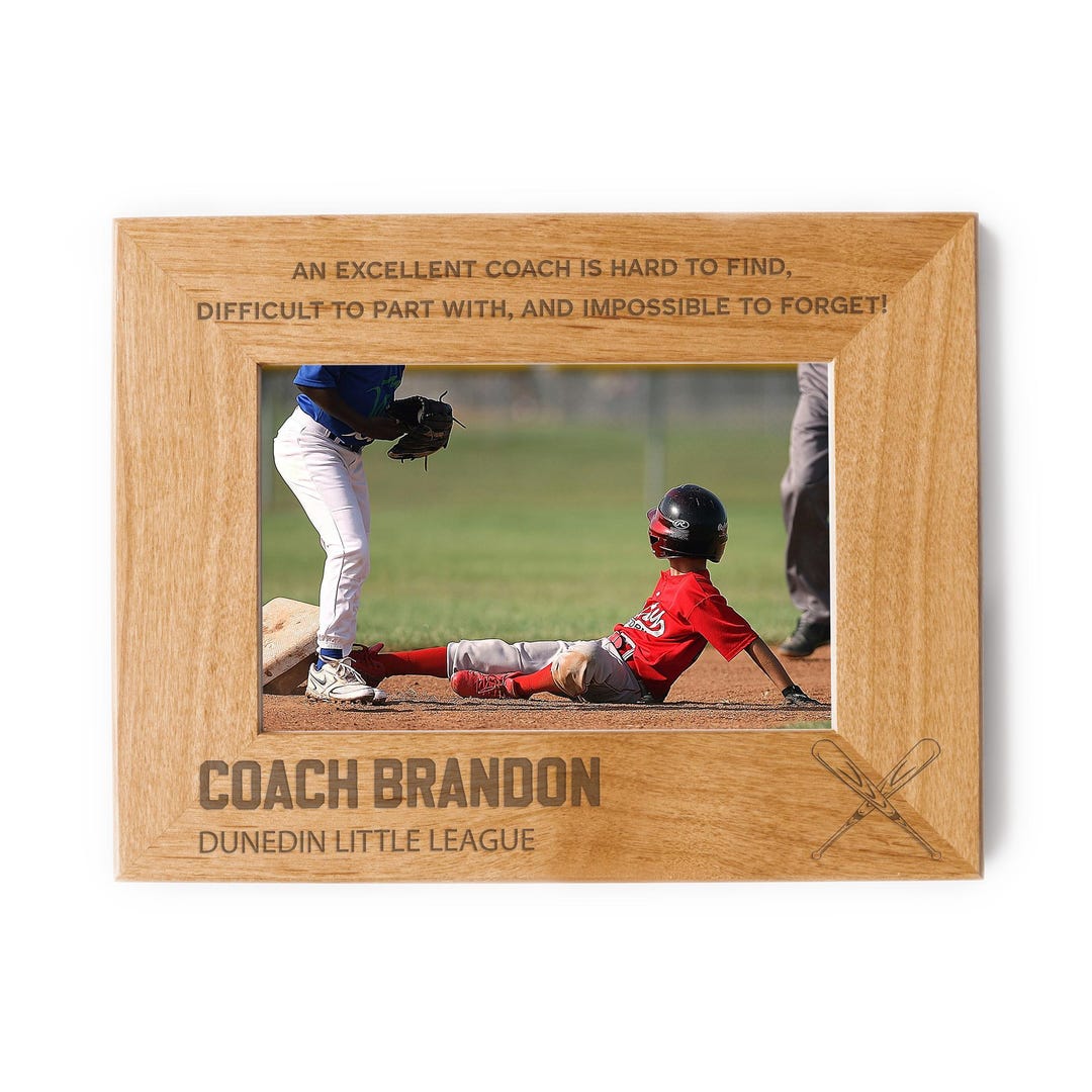 Little League Baseball Coach Picture Frame World Series, Baseball Frame ...
