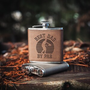 Best Dad by Par Disc Golf Flask Golf Dad, Frisbee Gift, Disc Golf Gift ...