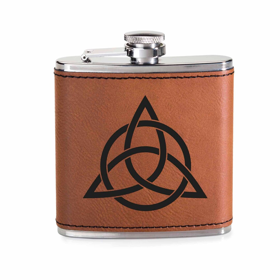 Celtic Knot Flask Flask Celtic Gift Celtic Knot Flask - Etsy