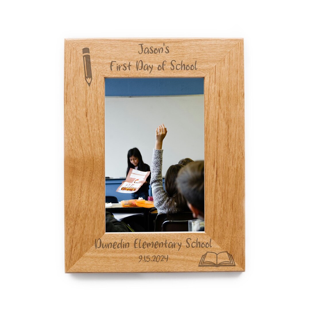 First Day of School Picture Frame - Back to School Frame, Pre School ...