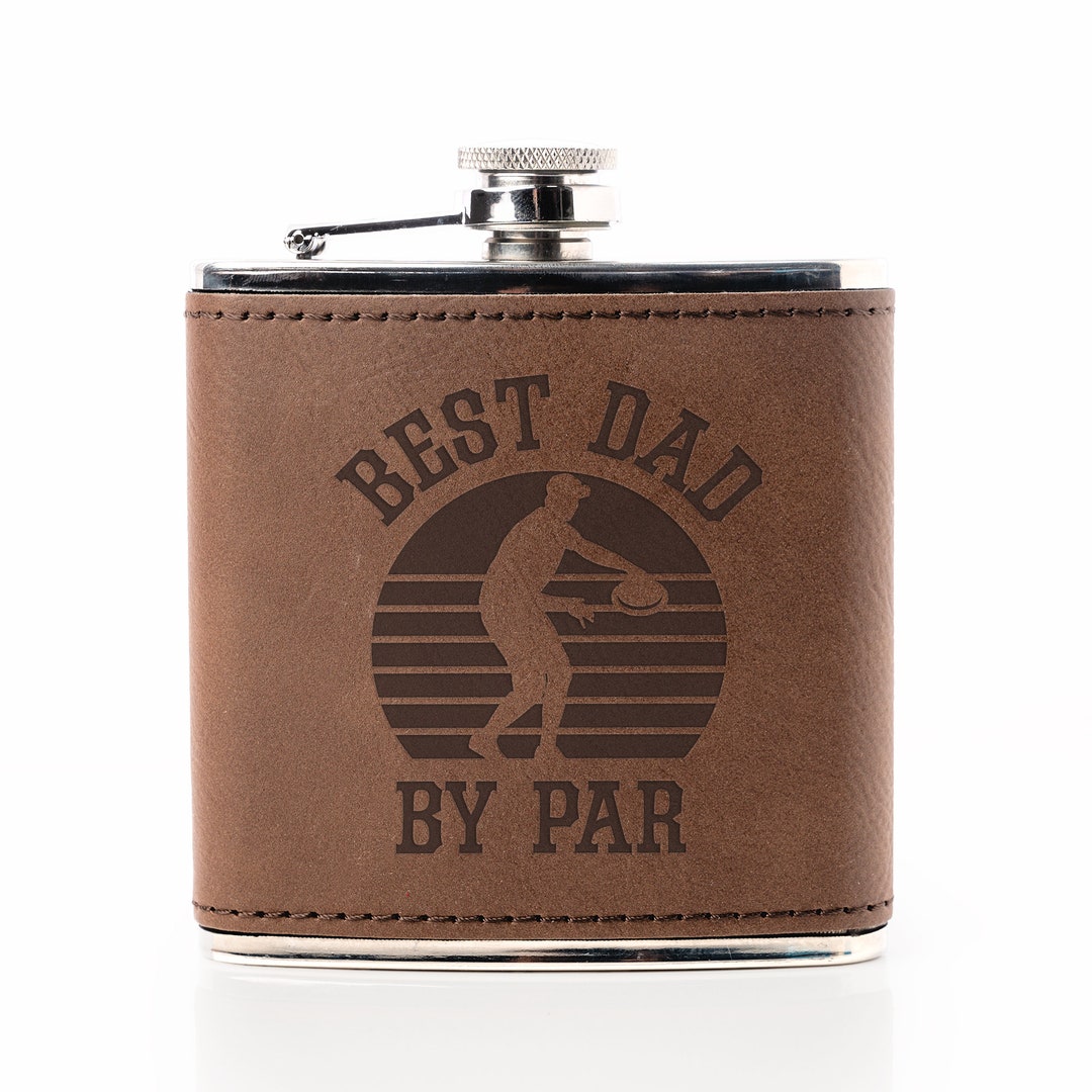 Best Dad by Par Disc Golf Flask Golf Dad, Frisbee Gift, Disc Golf Gift ...