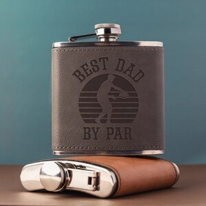 Best Dad by Par Disc Golf Flask Golf Dad, Frisbee Gift, Disc Golf Gift ...