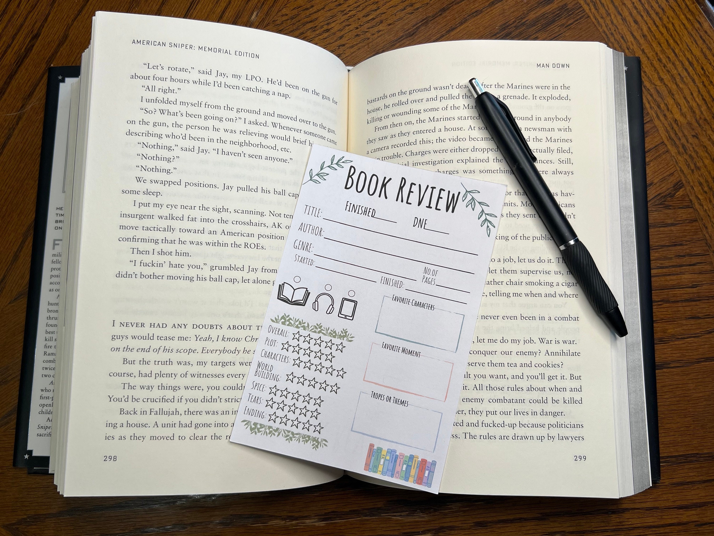 Book Review Notepad 4x6 Double-sided Tearaway 50 Pages Bookish Gift - Etsy
