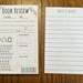 Book Review Notepad 4x6 Double-sided Tearaway 50 Pages Bookish Gift - Etsy
