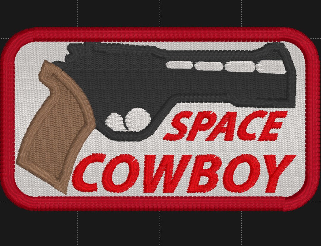 Space Cowboy Revolver Patch - Etsy